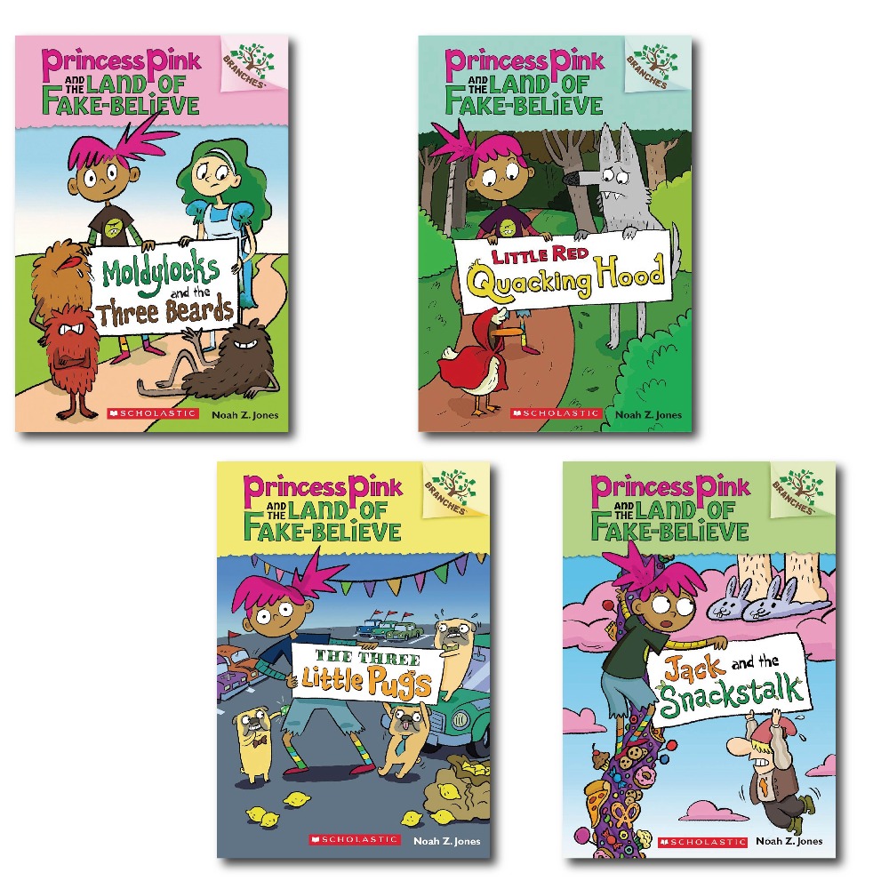 【精選組合】Princess Pink and the Land of Fake-Believe 套書 {共4本} - 文鶴網路書店