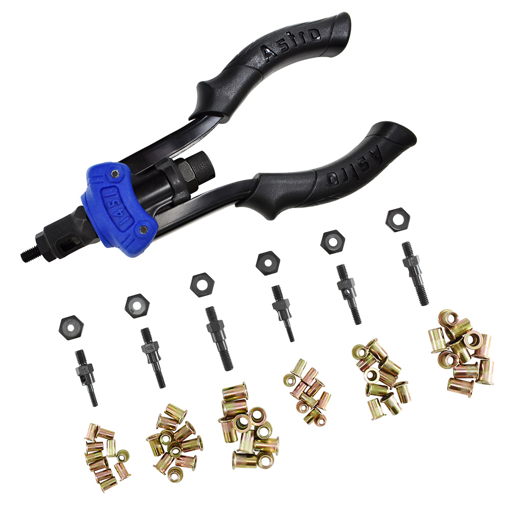 #1451 - 10" Micro Hand Rivet Nut Setter Kit - Metric & SAE - Fisher ...