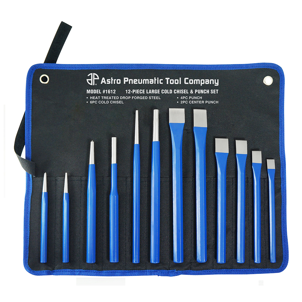 #1612 - 12pc Large Chisel & Punch Set - Fisher Tool Company, Inc ...