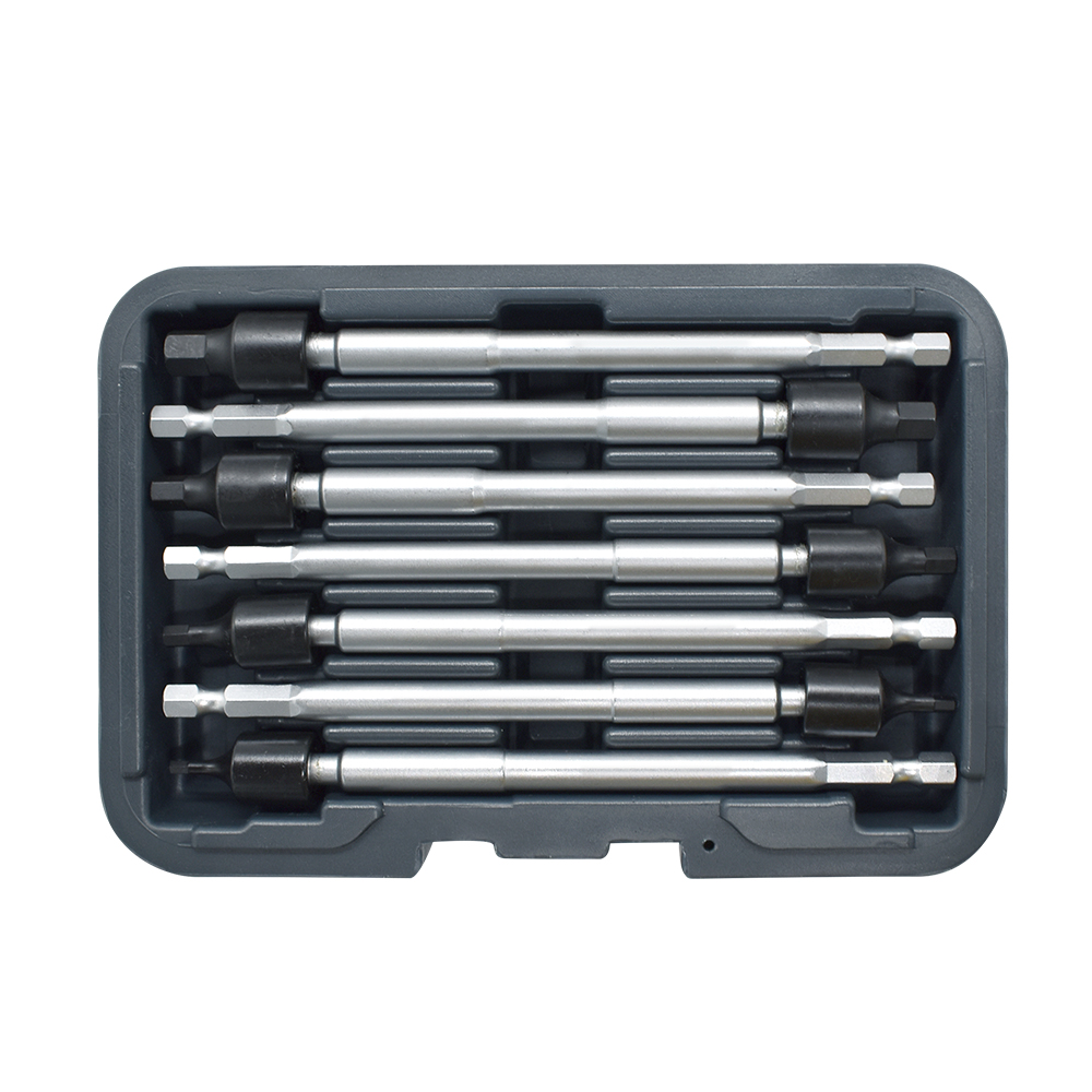 #UIDMH7 - 7pc Universal Impact Driver Metric Hex Extension Set - Fisher ...