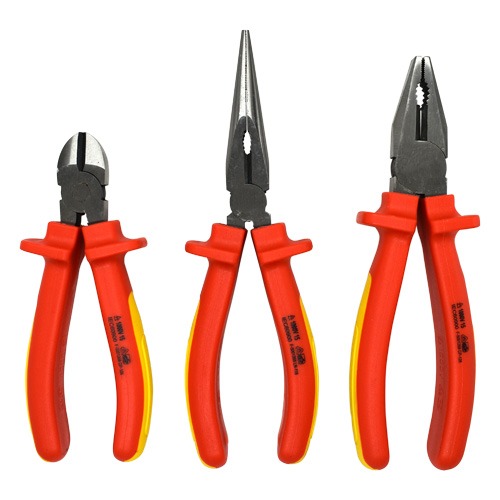 #L-832S - 3PCS VDE Plier Set - Fisher Tool Company, Inc. Taiwan Branch